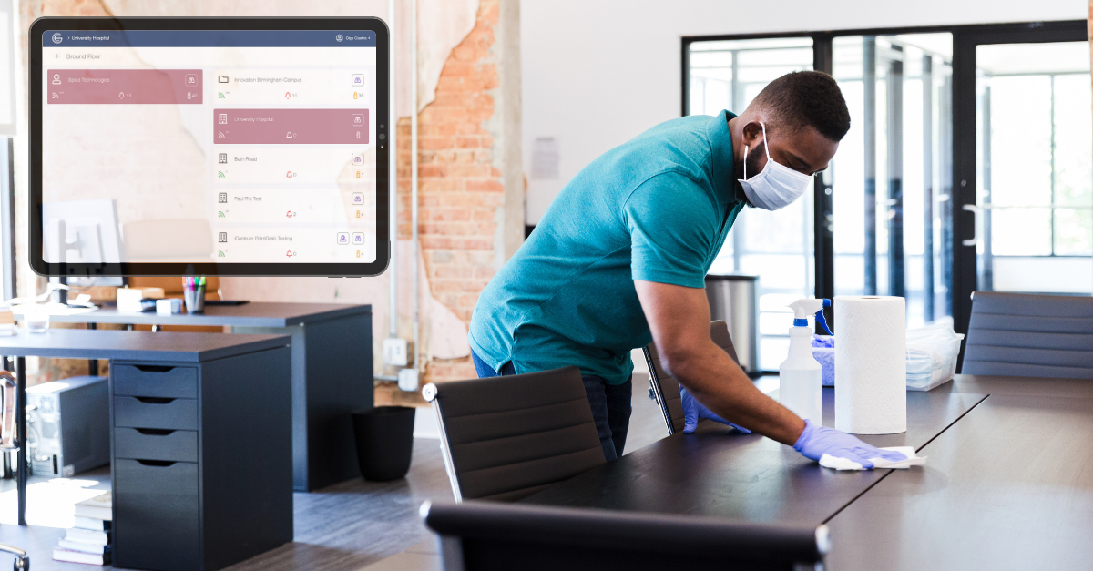 Smart Cleaning reduces cleaning consumbles by 50%