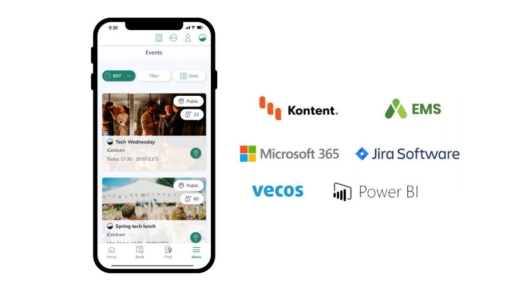 GemEx App | Workplace Experience App - Spica - a Nordomatic company